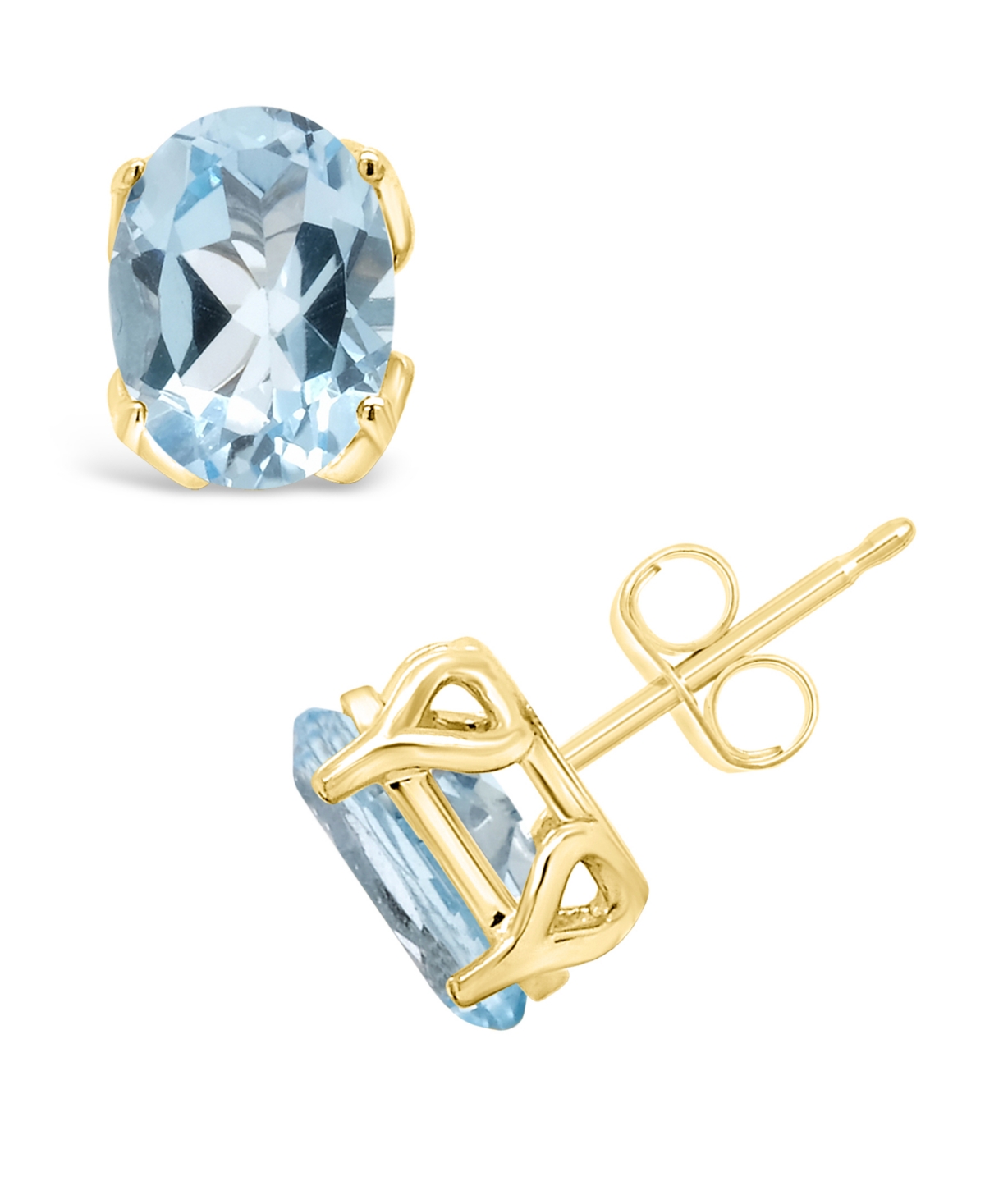 Click here for Macys Topaz (3-1/5 ct. t.w.) Stud Earrings in 14K... prices