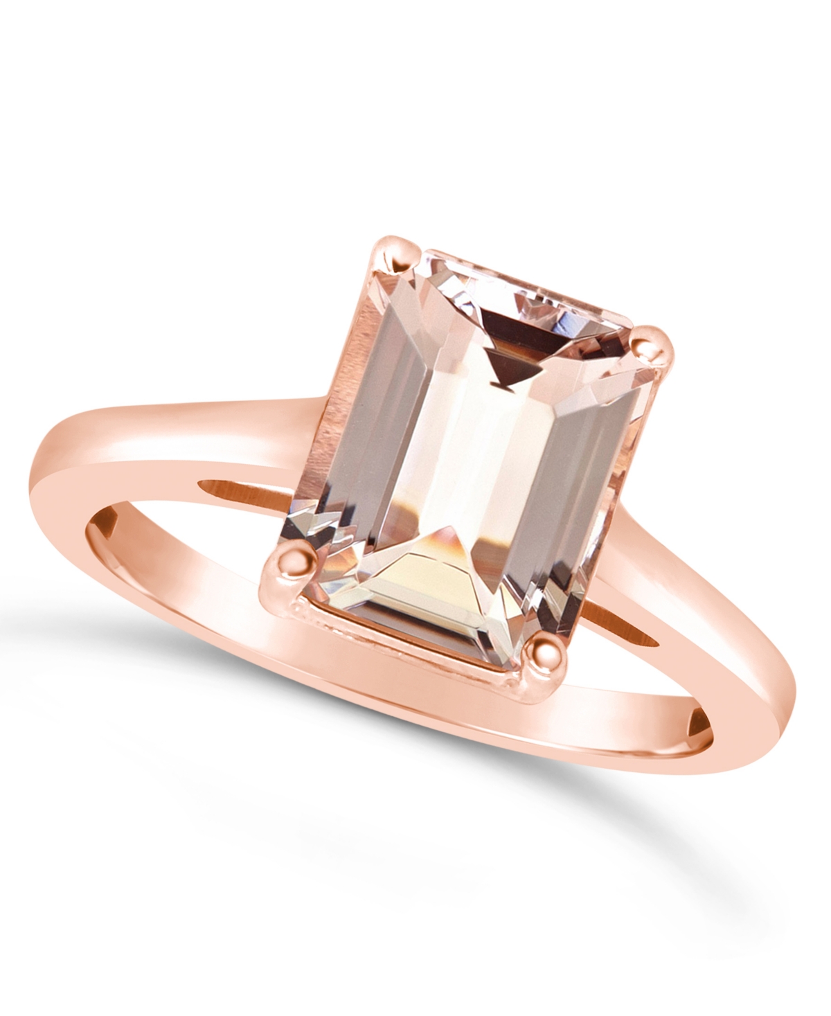 Click here for Macys Morganite (3 ct. t.w.) Ring in 14K Rose Gold... prices