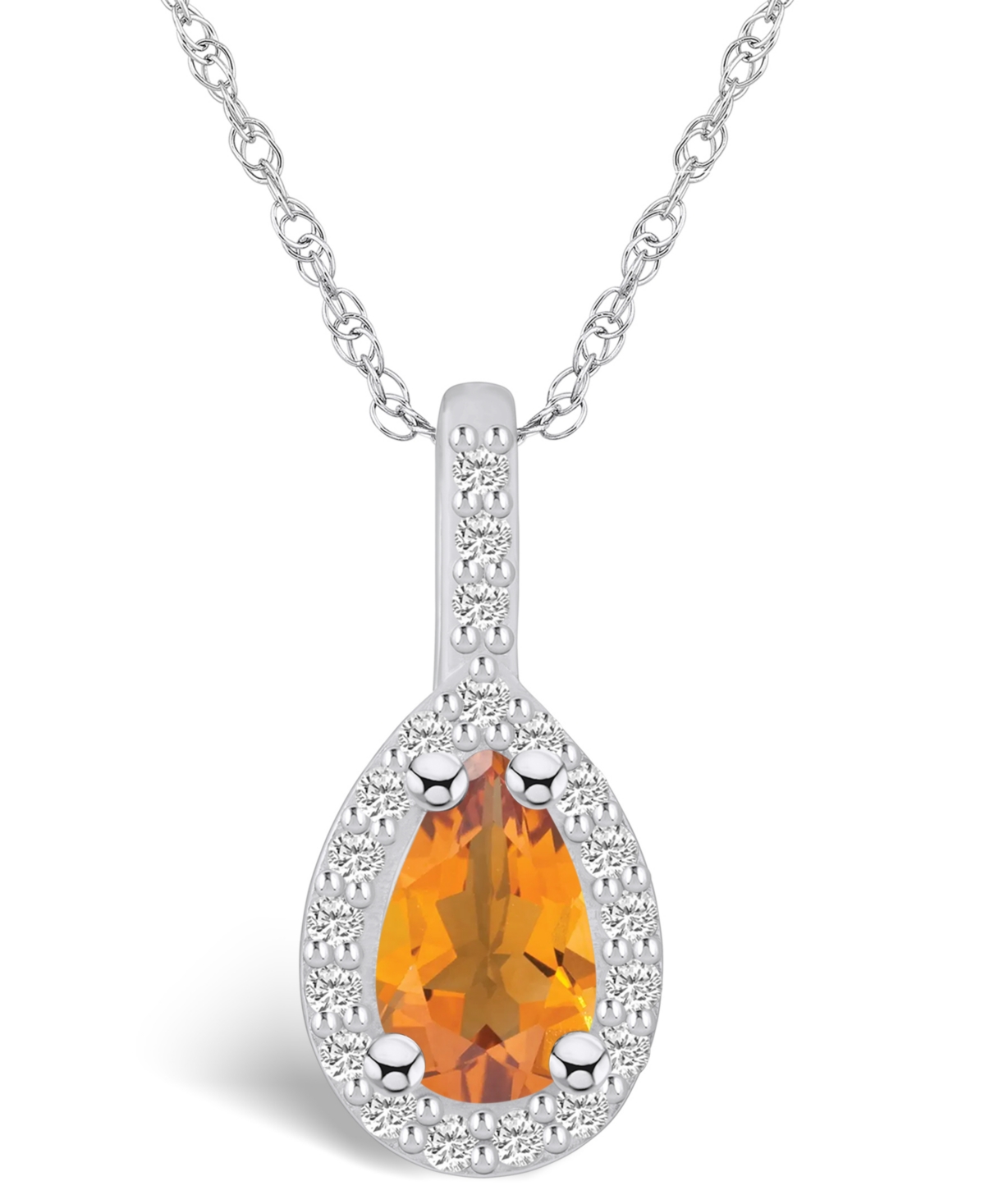 Click here for Macys Citrine (7/8 Ct. T.w.) and Diamond (1/5 Ct.... prices