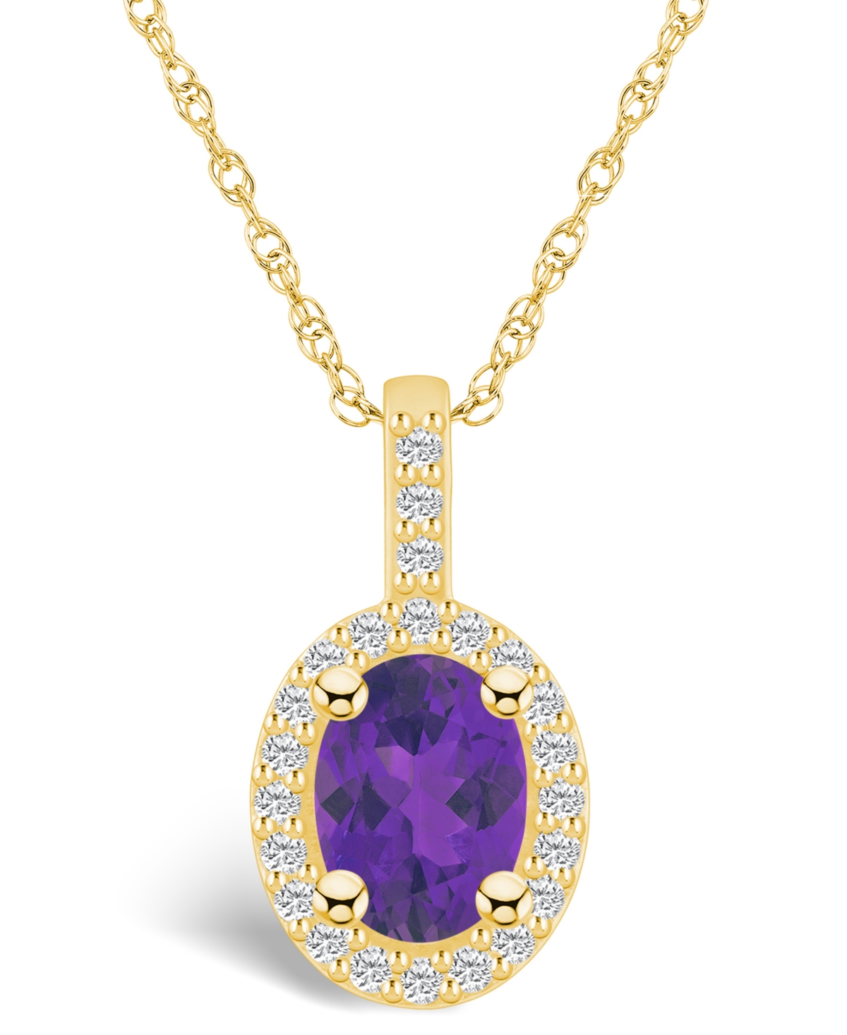 Click here for Macys Amethyst (1-1/5 Ct. T.w.) and Diamond (1/4 C... prices