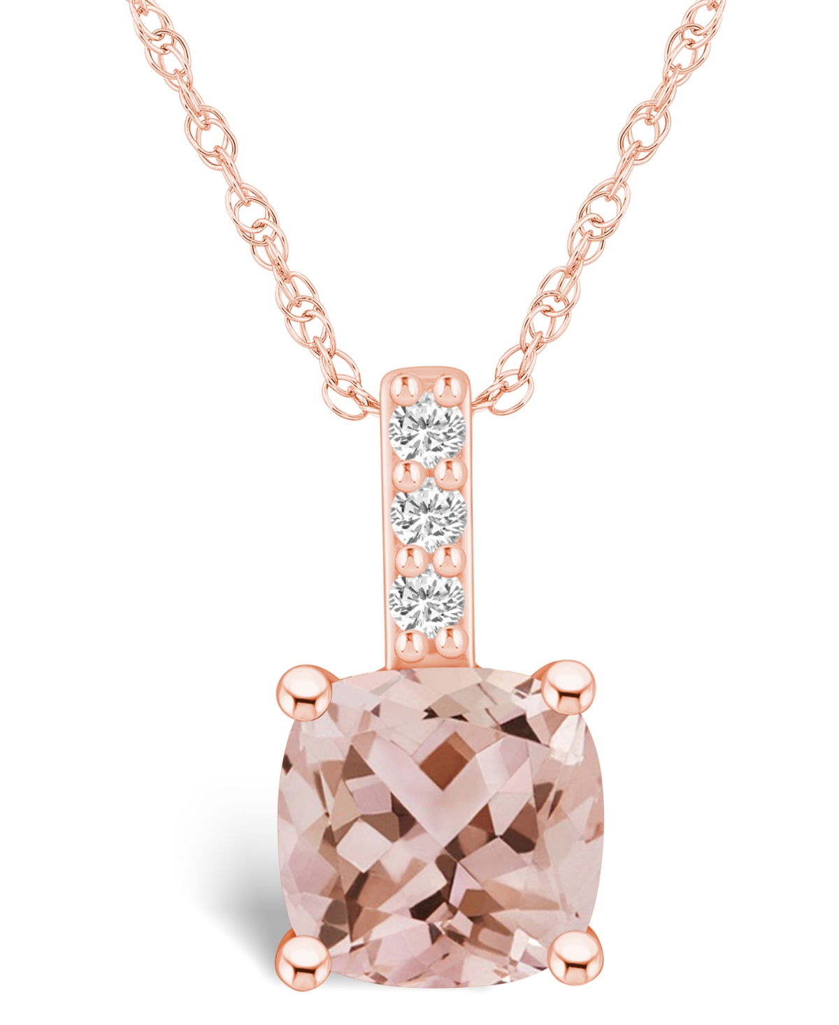 Click here for Macys Morganite (2 Ct. T.w.) and Diamond Accent Pe... prices