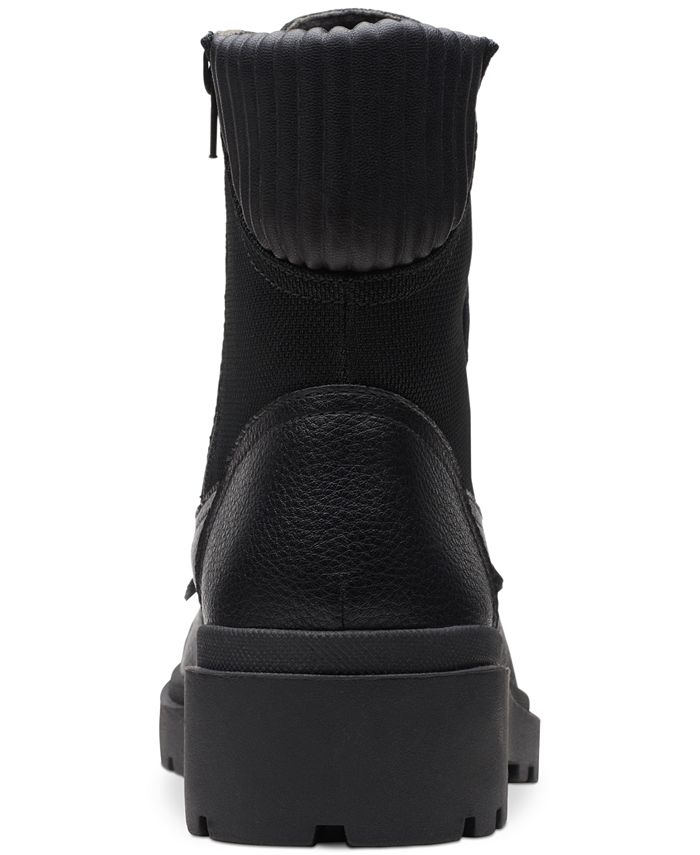 Clarks Calla Charm Lace-Up Lug Sole Boots & Reviews - Booties - Shoes ...