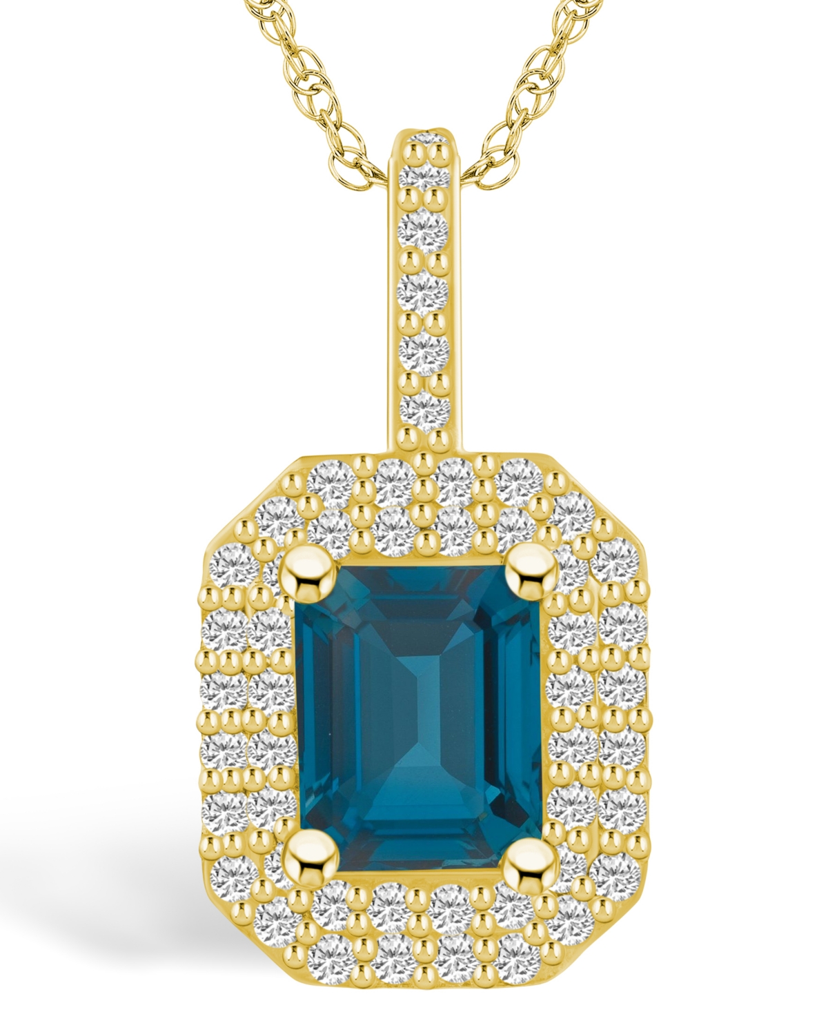 Click here for Macys London Blue Topaz (2 Ct. T.w.) and Diamond (... prices