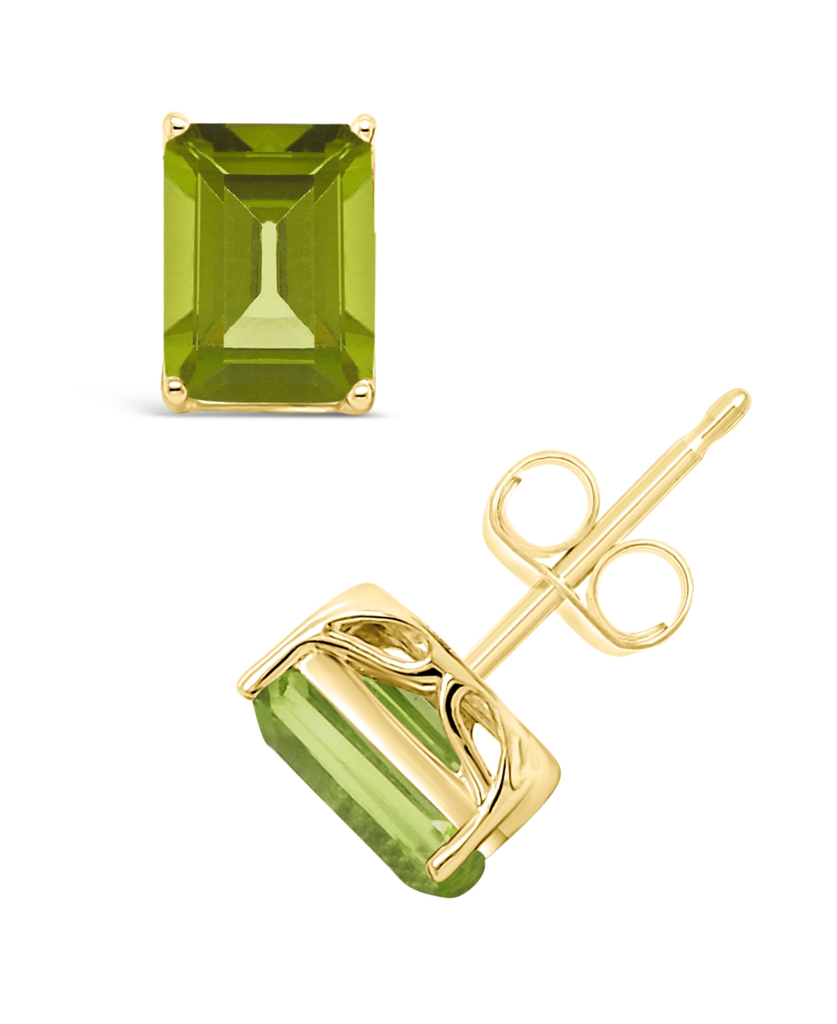 Click here for Macys Peridot (3-3/8 ct. t.w.) Stud Earrings in 14... prices