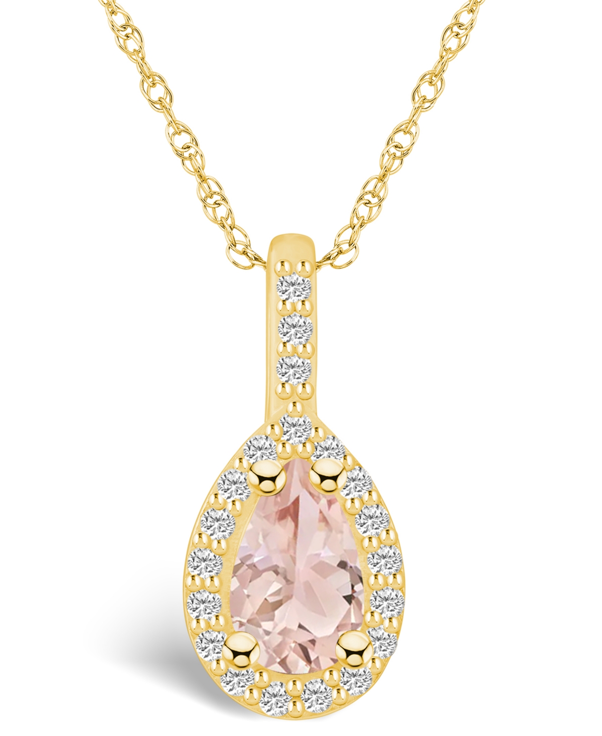 Click here for Macys Morganite (3/4 Ct. T.w.) and Diamond (1/5 Ct... prices