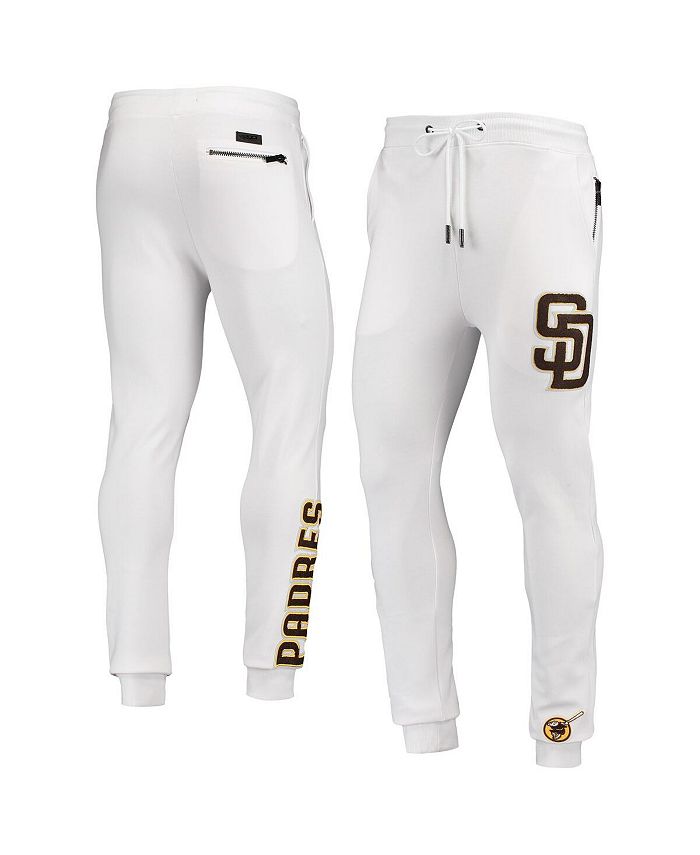 Pro Standard Men's White San Diego Padres Team Logo Jogger Pants - Macy's