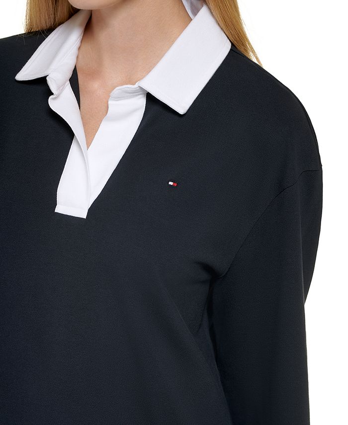 Tommy Hilfiger Women's Johnny Collar Rugby Dress - Macy's