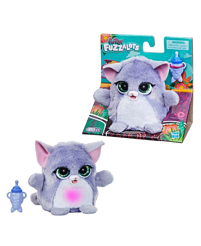 FurReal Fuzzalots Kitty Color-Change Interactive Feeding Toy Set - Macy's
