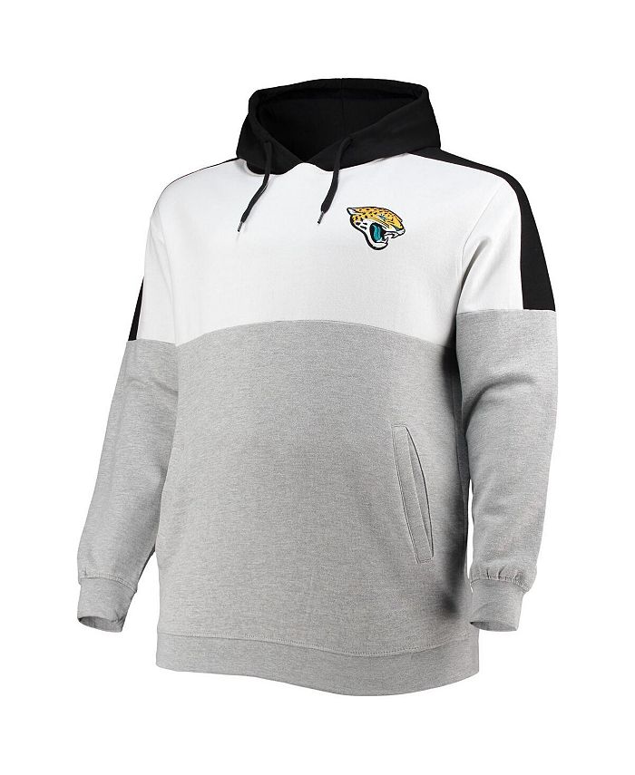 Profile Men's Black, Heathered Gray Jacksonville Jaguars Big and Tall ...