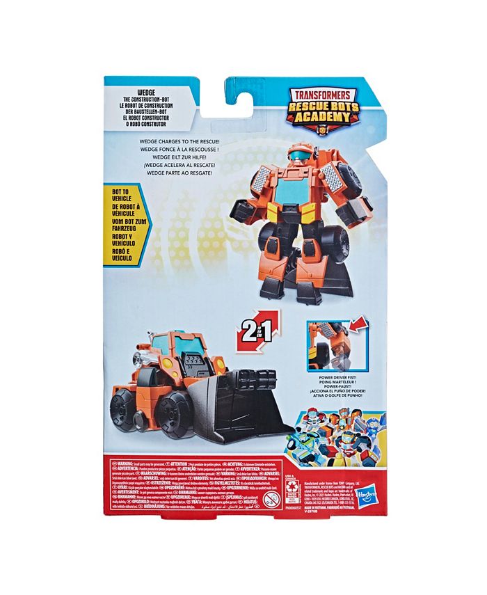 Transformers Rescue Bots Academy Wedge The Construction-Bot - Macy's