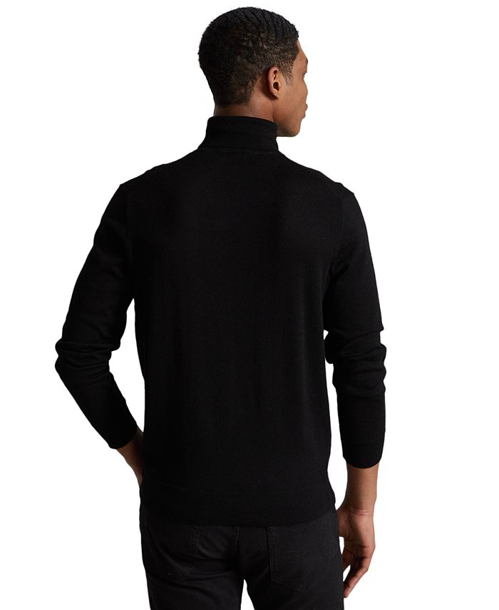 Polo Ralph Lauren Men's Washable Wool Turtleneck Sweater - Macy's