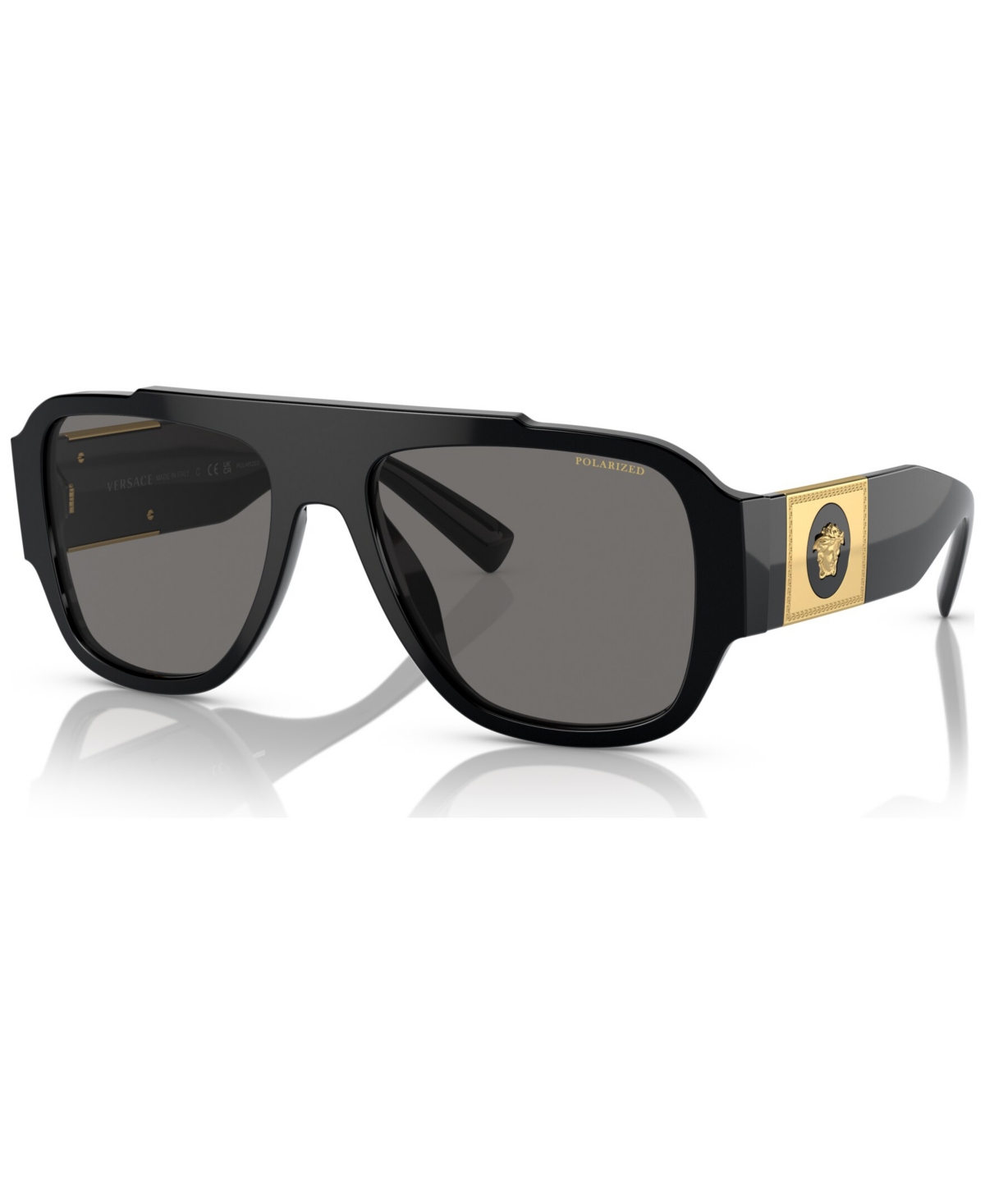 Click here for Versace Mens Polarized Sunglasses VE4436U - Black prices