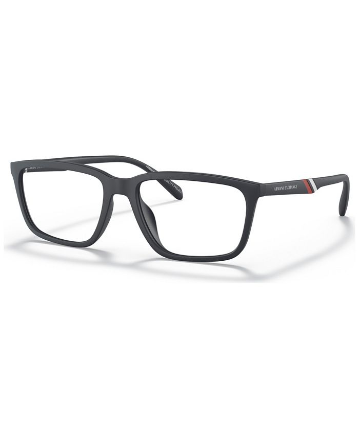 A|X Armani Exchange Men's Pillow Eyeglasses AX3097 - Macy's