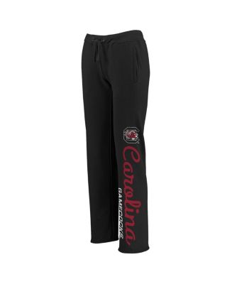 Women's Black South Carolina Gamecocks Cozy Fleece Sweatpants - Macy's