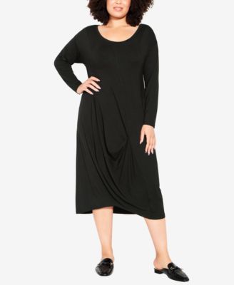 Avenue Plus Size Idol Tone Dress - Macy's