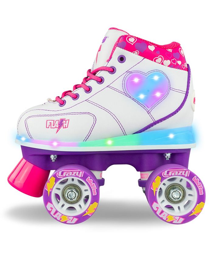 Crazy Skates Flash Roller Skates For Girls - Light Up Skates With Ultra ...