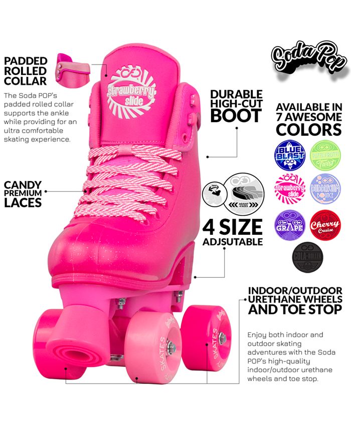 Crazy Skates Soda Pop Adjustable Roller Skates For Girls And Boys ...