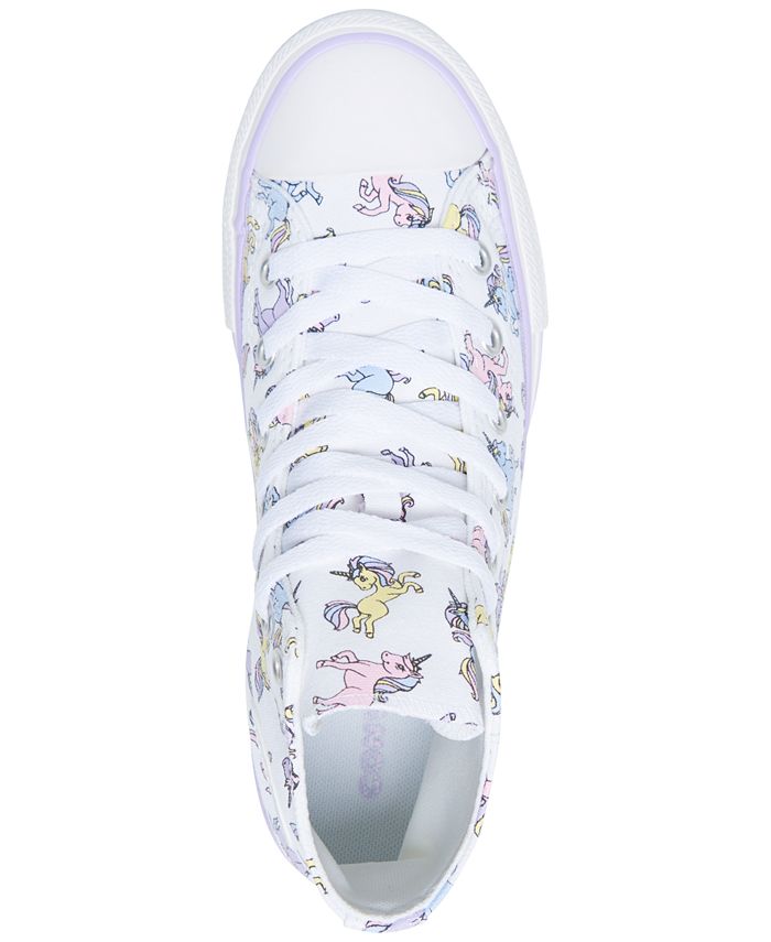 Converse Little Girls Chuck Taylor All Star Unicorns High Top Casual ...