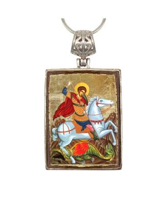 G.DeBrekht Saint George Religious Holiday Jewelry Necklace Monastery ...