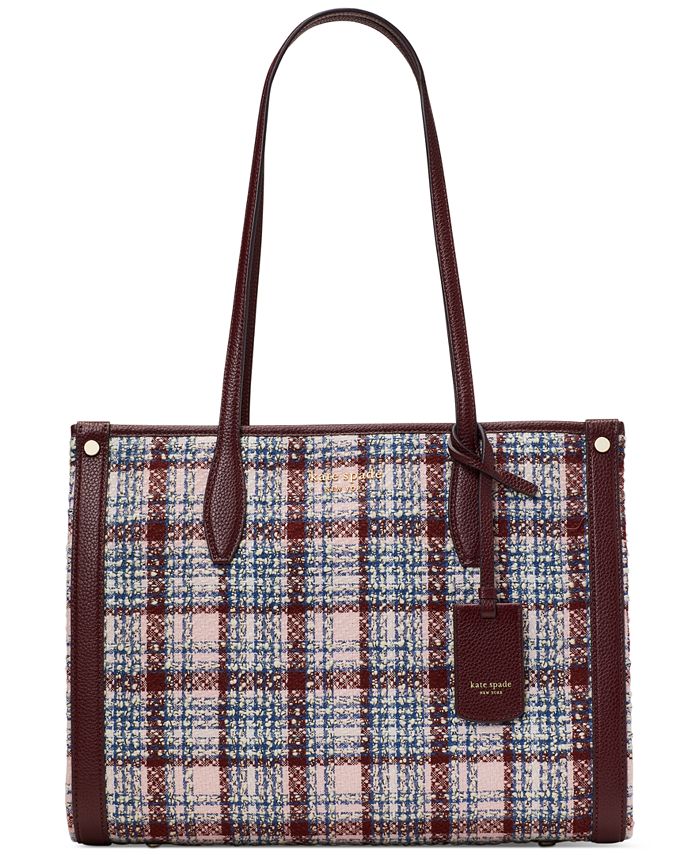kate spade new york Market Tweed Fabric Medium Tote - Macy's