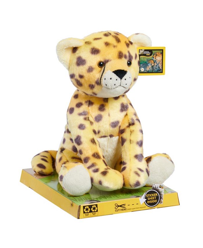National Geographic Small Plush Cheetah - Macy's
