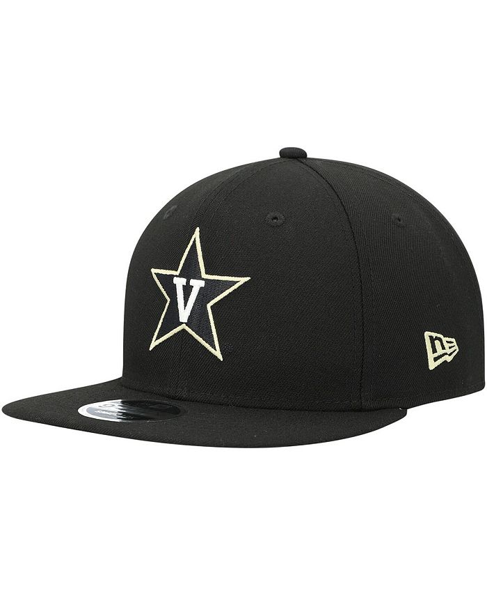 New Era Men's Black Vanderbilt Commodores 9FIFTY Snapback Hat - Macy's