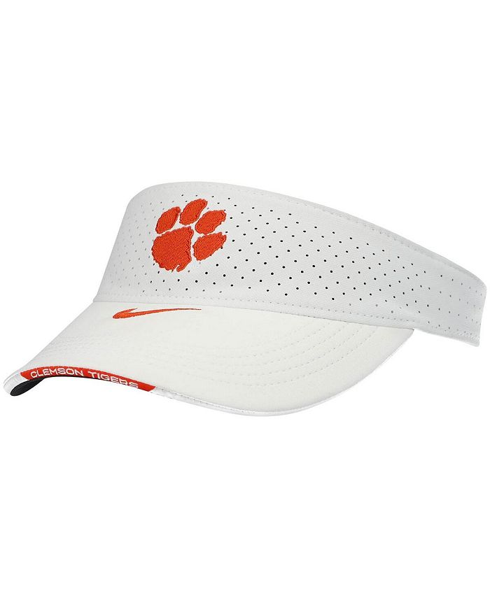 Nike Men's White Clemson Tigers 2021 Sideline Performance Visor - Macy's