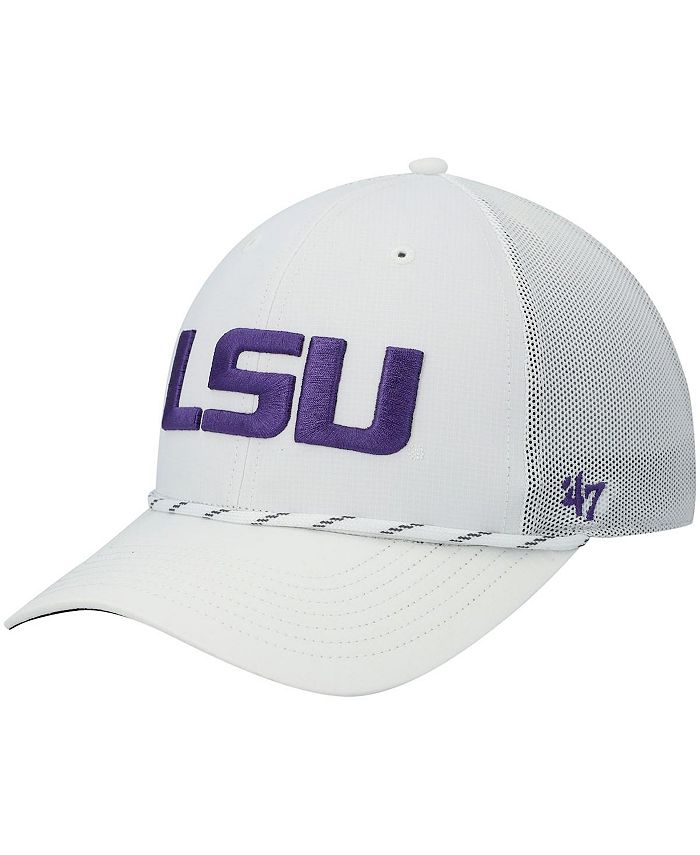 '47 Brand Men's '47 White LSU Tigers Burden Trucker Snapback Hat - Macy's