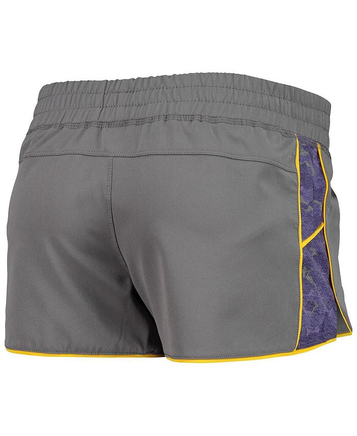 Colosseum Women's Gray, Purple LSU Tigers Pamela Lined Shorts - Macy's