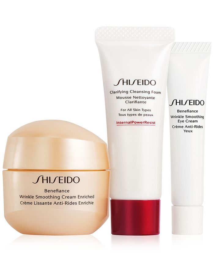 Shiseido 3-Pc. Benefiance Smoothing Starter Set - Macy's