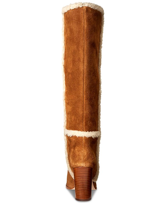 Lauren Ralph Lauren Women's Aubri Spill-Seam Dress Boots - Macy's