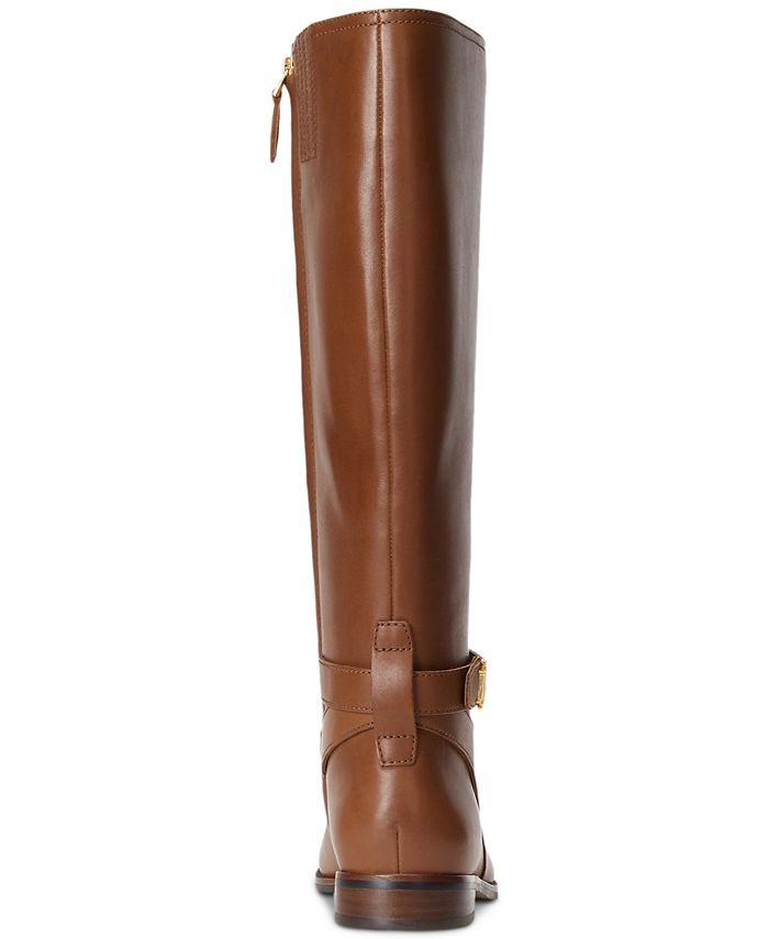 Lauren Ralph Lauren Women's Brittaney Buckled Riding Boots - Macy's