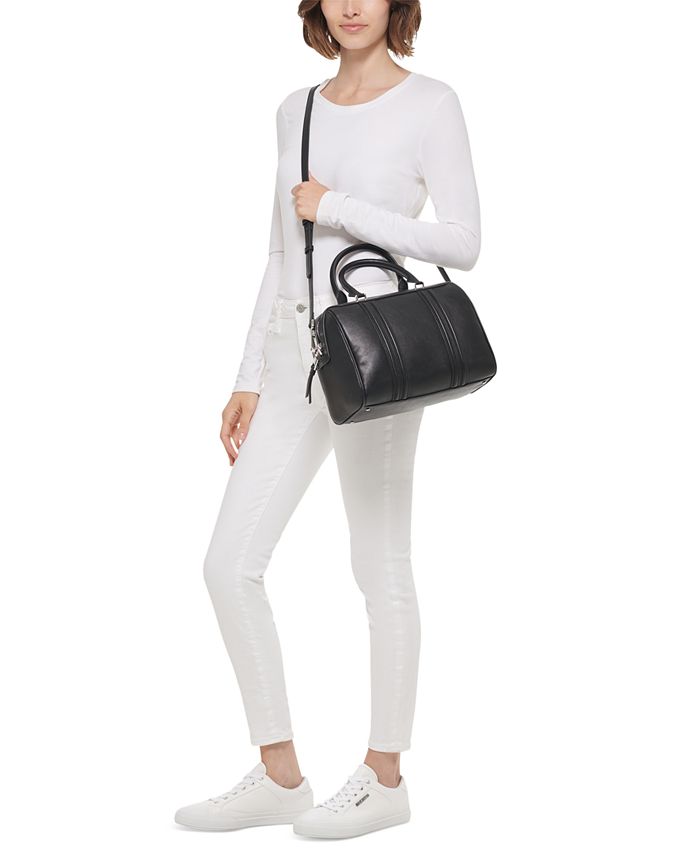 Calvin Klein Blake Top Zipper Satchel - Macy's