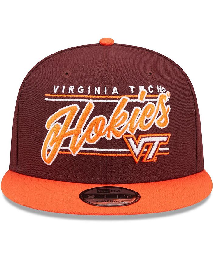 New Era Men's Maroon Virginia Tech Hokies Team Script 9FIFTY Snapback ...