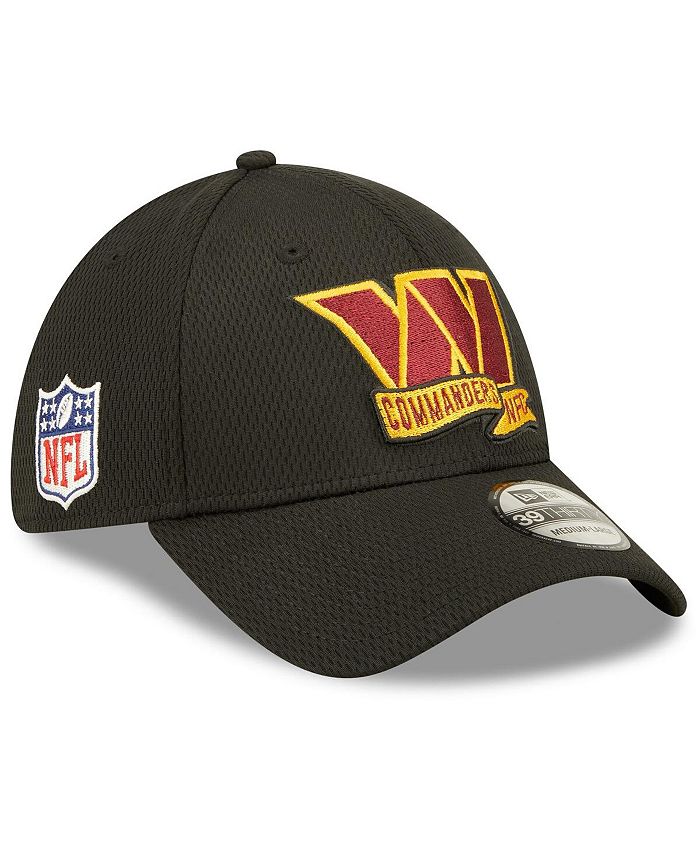 New Era Men's Black Washington Commanders 2022 Sideline 39THIRTY ...