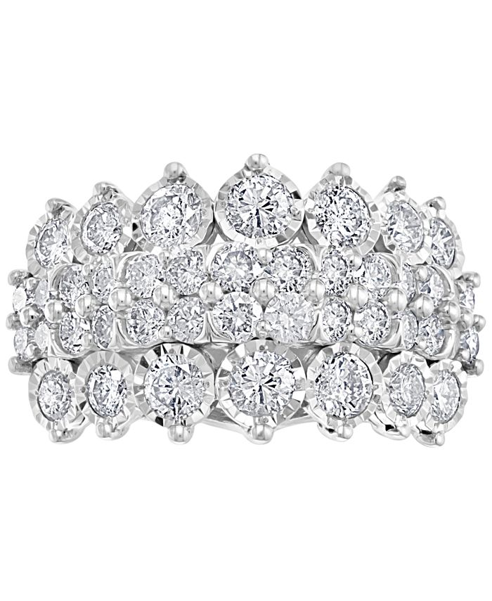 EFFY Collection EFFY® Diamond Cluster Ring (2-3/8 ct. t.w.) in 14k ...