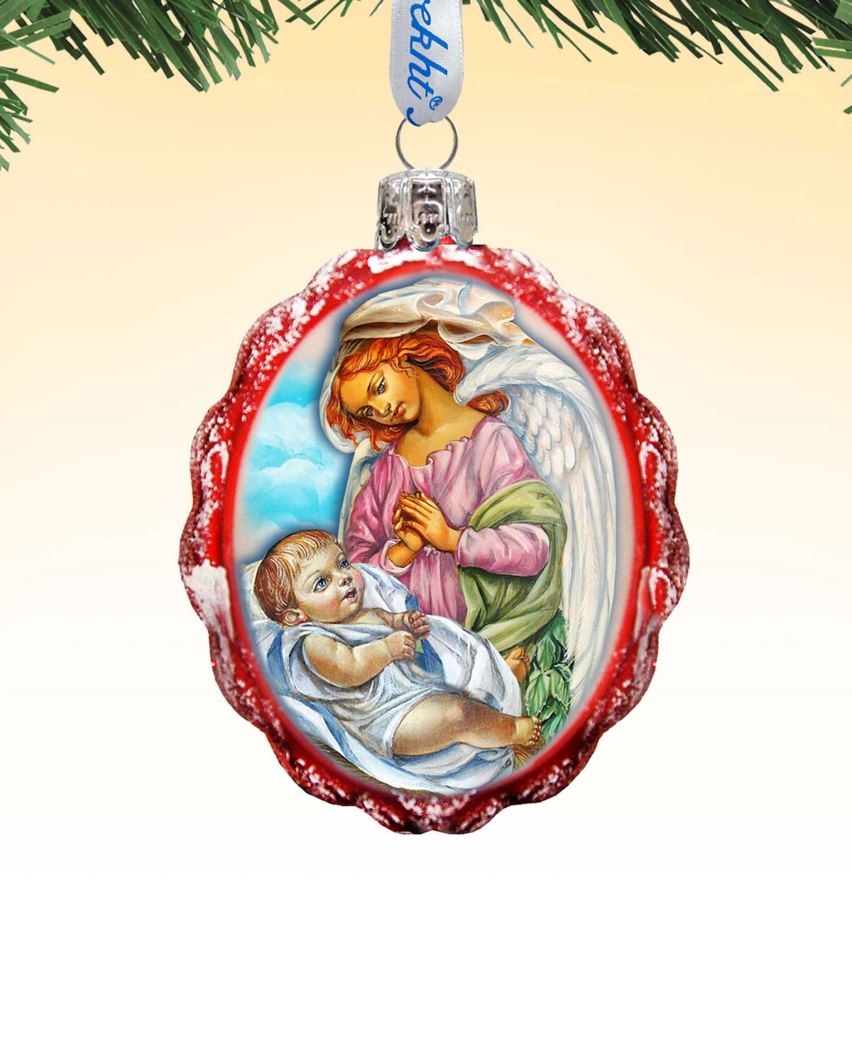 Click here for Designocracy Blessing Child Angel Mercury Holiday... prices