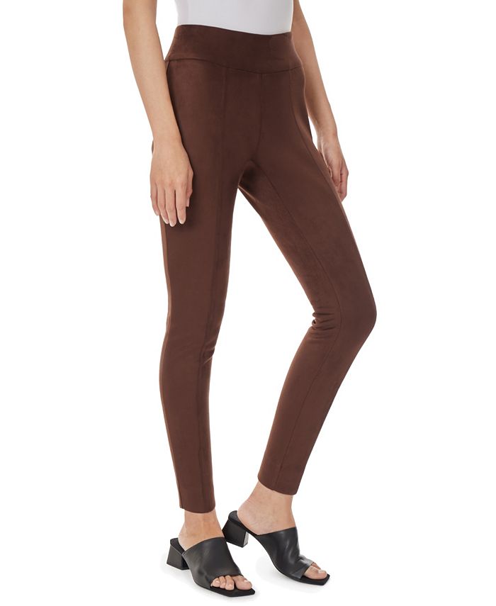 Jones New York Womens Faux Suede Pull On Slim Ankle Pants Macys
