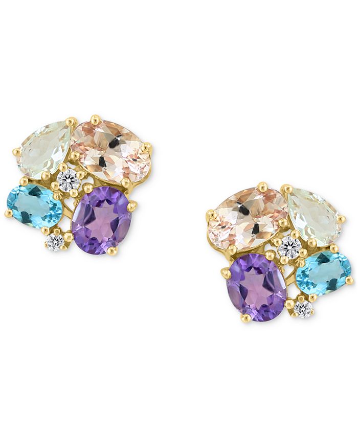 EFFY Collection EFFY® Multi-Gemstone (3-3/4 ct. t.w.) & Diamond (1/20 ...