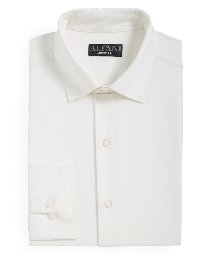 Alfani Men's Regular Fit Travel Ready Solid Dress Shirt, Created for ...