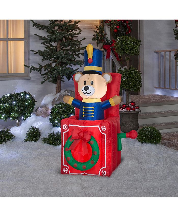 National Tree Company 5' Inflatable Jack in the Box - Macy's