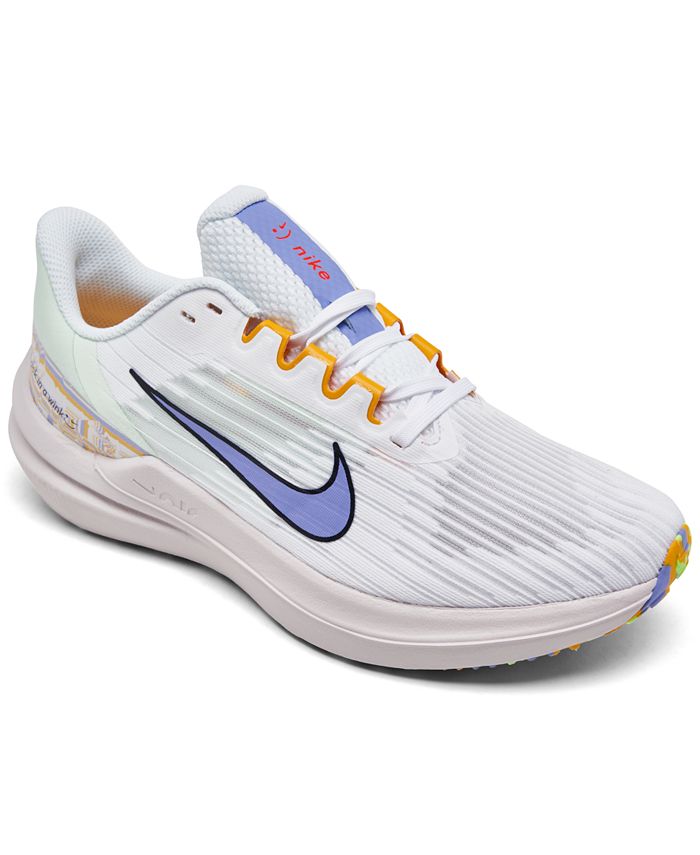 Nike Women's Air Zoom Winflo 9 Premium Running Sneakers from Finish ...