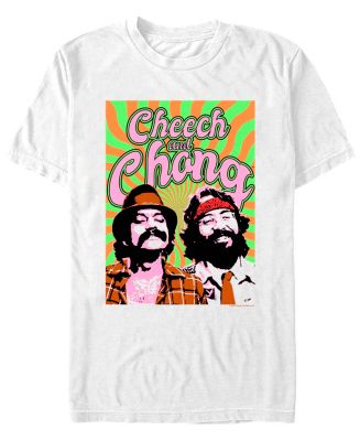 Fifth Sun Men's Cheech and Chong Trippy Short Sleeve T-shirt - Macy's