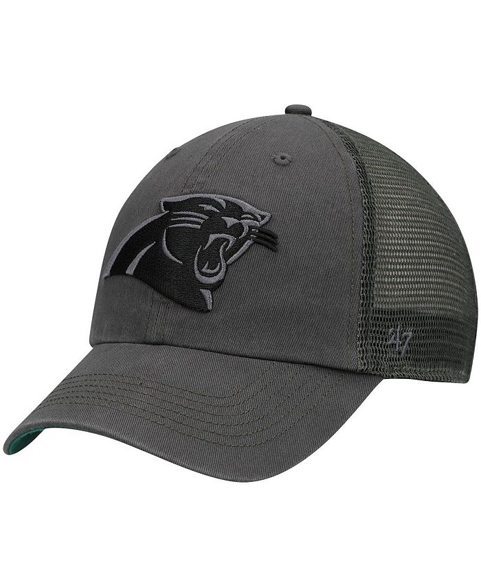 '47 Brand Men's '47 Charcoal Carolina Panthers Trawler Clean Up Trucker ...