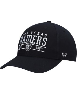 Men's '47 Black Las Vegas Raiders Centerline MVP Adjustable Hat - Macy's