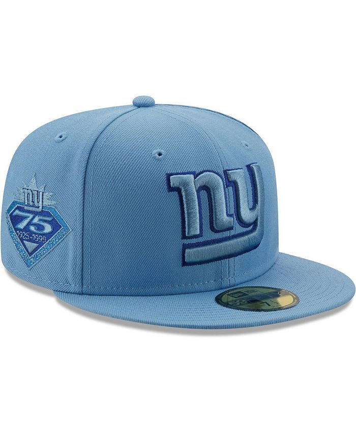 New Era Men's Light Blue New York Giants 75 Years The Pastels 59FIFTY ...