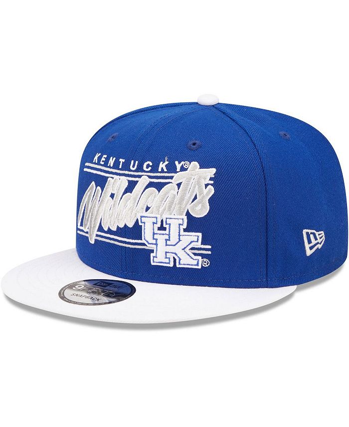 New Era Men's Royal Kentucky Wildcats Team Script 9FIFTY Snapback Hat ...
