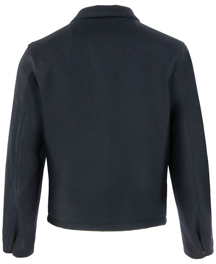 Schott NYC Men's Wool Coach Button-Up Jacket - Macy's