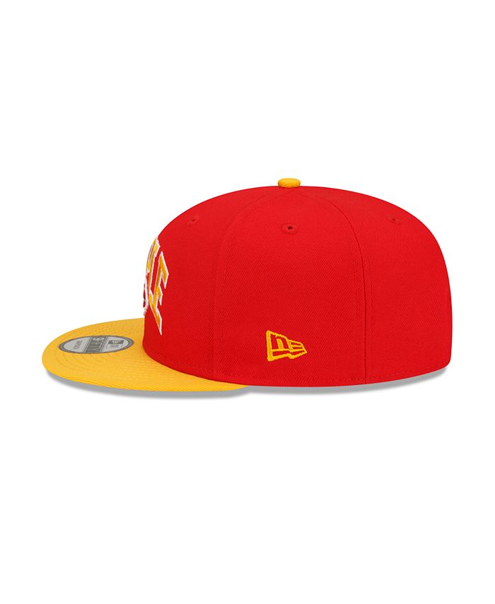 New Era Men's X Staple Red, Gold Kansas City Chiefs Pigeon 9Fifty ...