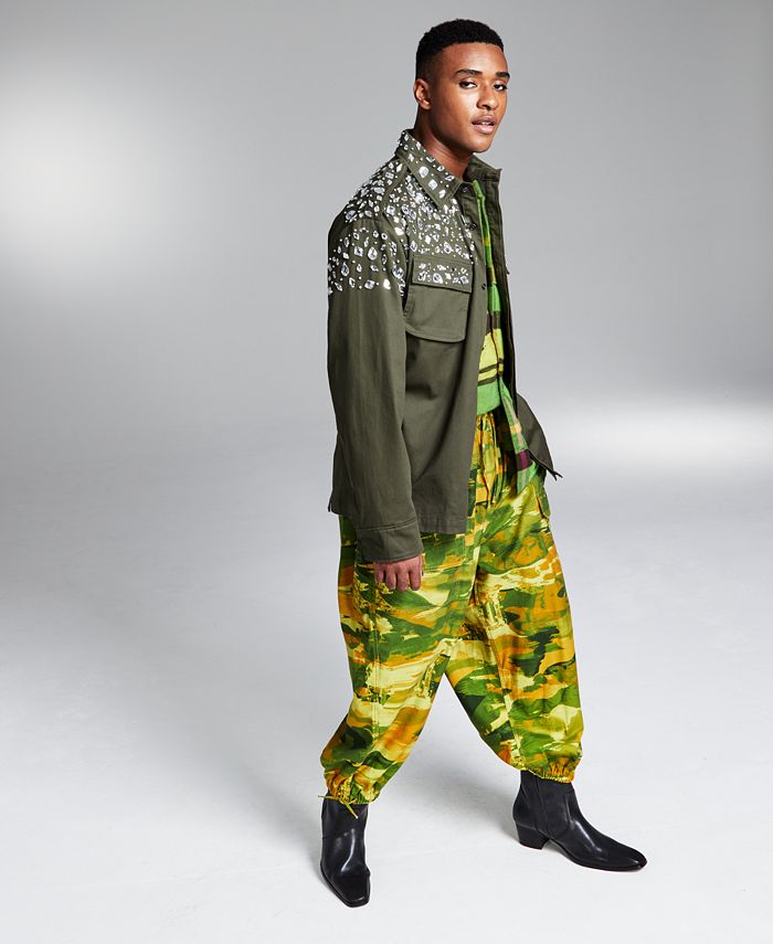 And Now This 5:31 by JÉRÔME LAMAAR Men's Crystal Embellished Military ...
